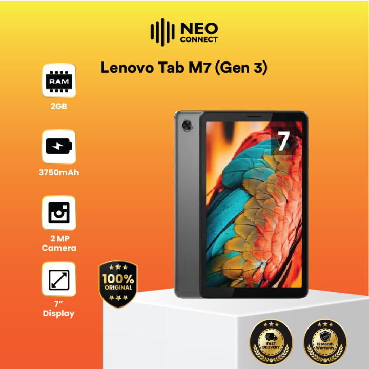 Lenovo Tab M7 (Gen 3) LTE [2GB+32GB] TB-7306-X l Original Lenovo ...