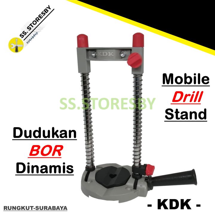 DUDUKAN BOR TANGAN FLEKSIBEL ALAT BANTU PENAHAN POSISI MESIN BOR ATUR ...