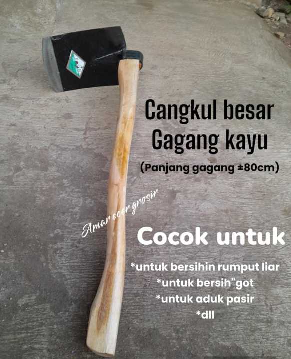 CANGKUL BESAR GAGANG KAYU | Lazada Indonesia