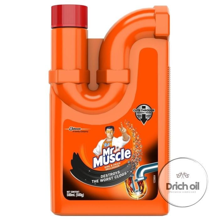 เจลทำความสะอาดท่อตัน Mr.Muscle กำจังสิ่งสกปรก 500ml | Lazada.co.th