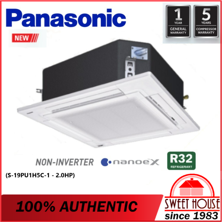 PANASONIC R32 S-19PU1H5C CEILING CASSETTE 2HP S-19PU1H5C-1 / U-19PN1H5 ...