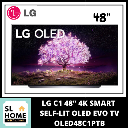LG OLED48C1PTB C1 48” 4K SMART SELF-LIT OLED EVO TV WITH EYE COMFORT ...