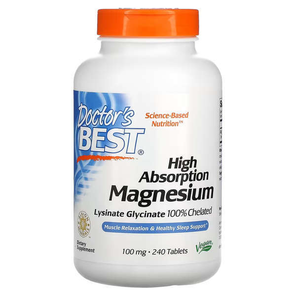 in stock Doctors Best Magnesium Glycinate Tablets Chelated Magnesium ...