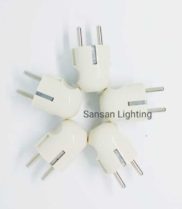 Steker Arde COLOKAN BULAT ARDE Visalux Putih TERMINAL KUNINGAN ASLI SNI ...