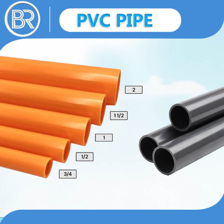 PVC PIPE BLUE & ORANGE PER METER 1/2” 3/4” 1” 1 1/2” 2” WIDTH 1 METER ...