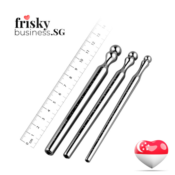 Pleasure Probe - Stainless Steel Urethral Sounding Rod, Adult Men ...