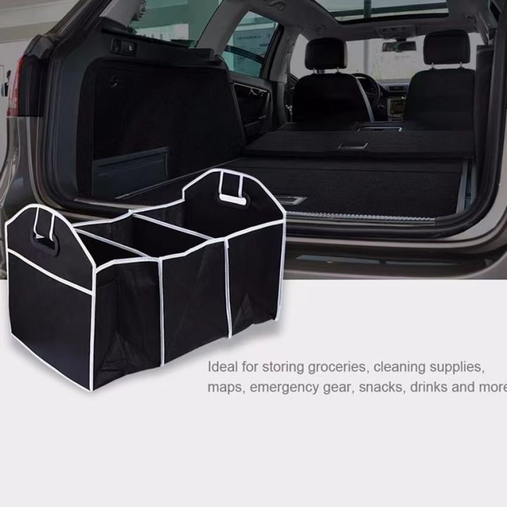 Car Boot Storage Bag Organiser Folding Tidy Heavy Duty Car Trunk SUV ...