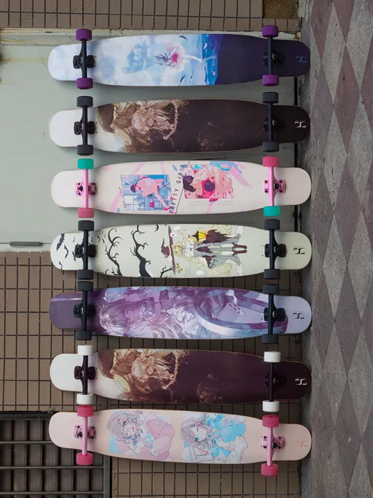 Painting fan long board light glass fiber professional Muqin Miao board ...