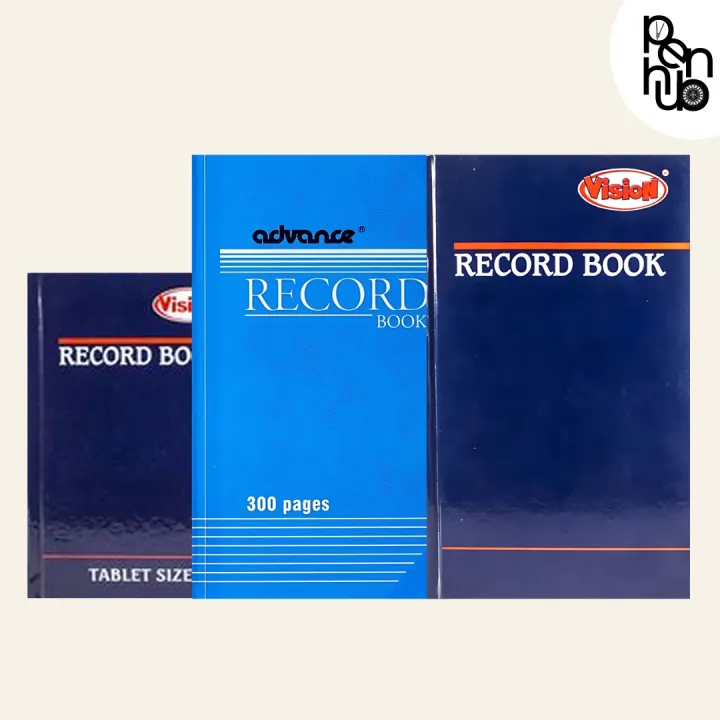 Record Book Log Book 300pages 150 pages 200 pages Vision Advance Office ...