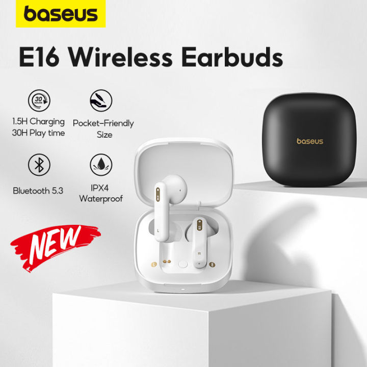 [ส่งจากไทย 1-3 วัน] Baseus E16 TWS Earbuds Bluetooth 5.3 Wireless ...