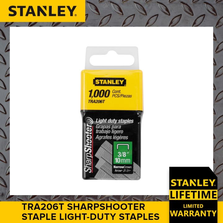 STANLEY TRA206T Sharpshooter Staple Light-Duty Staples [Lifetime ...