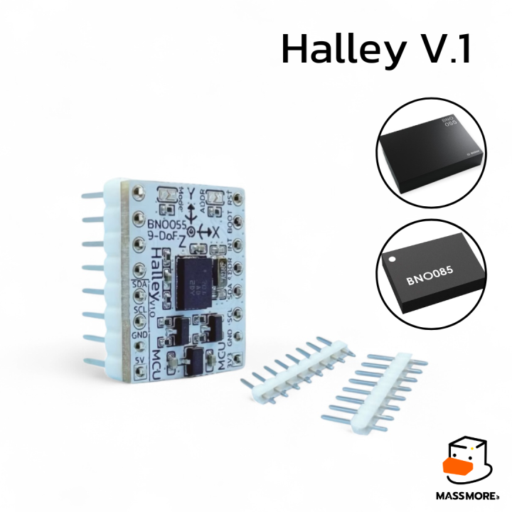 BNO055 BNO085 โมดูล Halley Sensor 9-DOF Orientation IMU MPU Angular ...