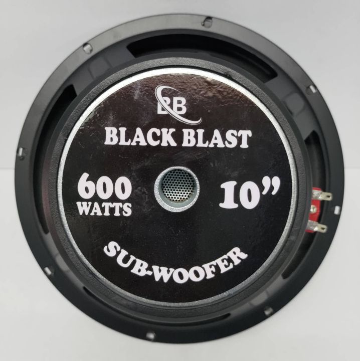BLACK BLAST 10" Subwoofer Speaker 600W WITH FREE SCREEN MESH | Lazada PH