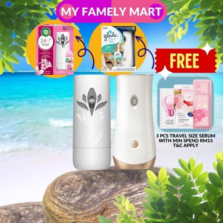 ☟Glade Air Wick Automatic Spray ( No Refill ) Air Freshener Dispenser ...