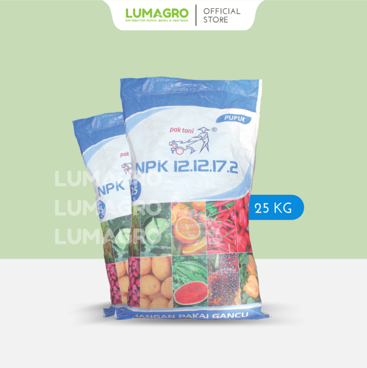 Pupuk NPK 12-12-17-2 Pak Tani 25kg 50kg 5kg Nutrisi Mempercepat Proses Pembuahan Pada Tanaman ...