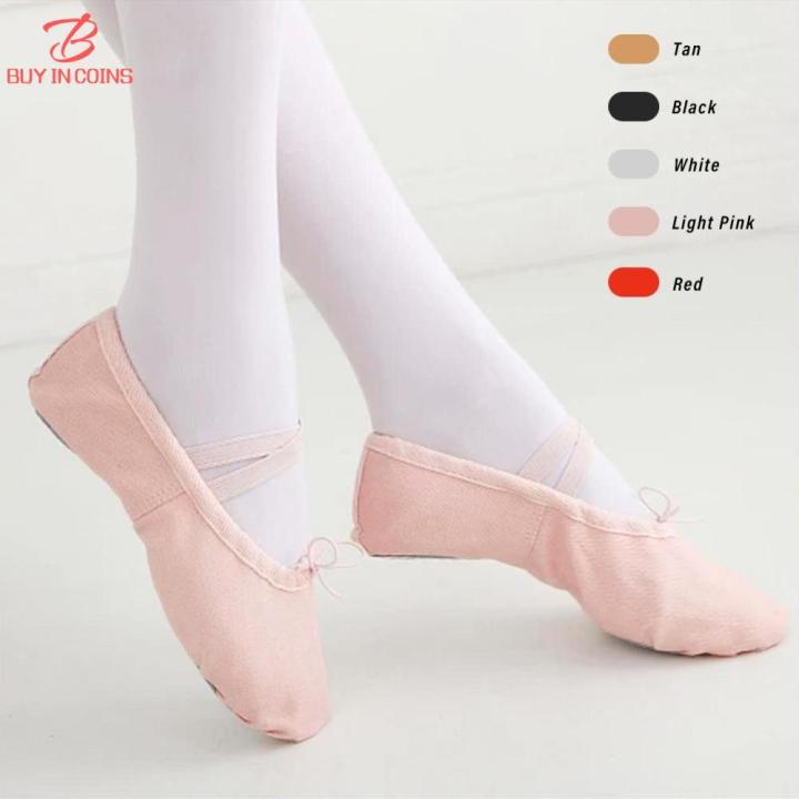 BC 1 Đôi Giày Múa Ba Lê Cho Bé Gái Giày Múa Ba Lê Đế Mềm Bằng Vải Bố ...