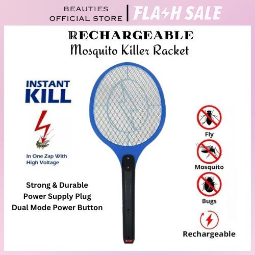 GECKO Electric Mosquitto Killer LTD-008 Safe and Durable Rechargeable ...
