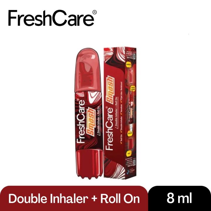 FreshCare Smash Double Inhaler + Roll On 8ml | Minyak Angin ...