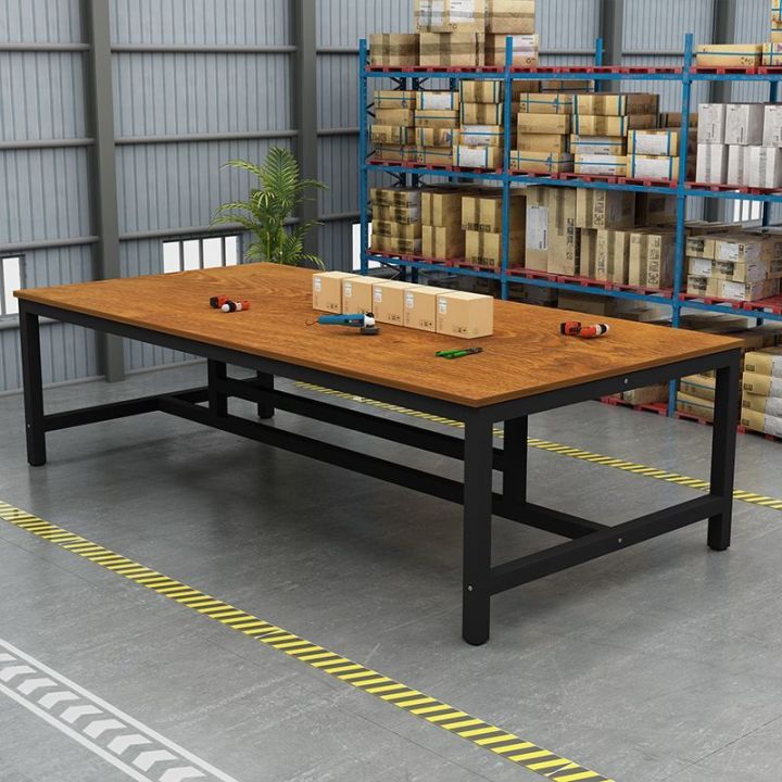 Workbench Double-Layer Express Packing Table Packaging Table Assembly ...