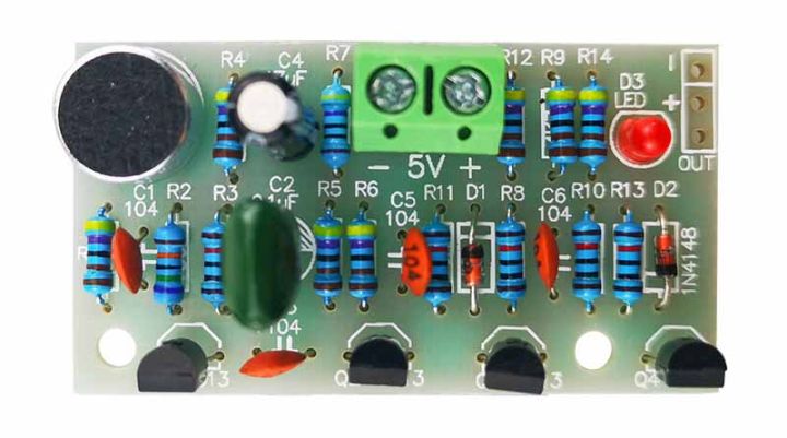 Voice-activated Clapping Switch Kit Electrical And Electronic ...