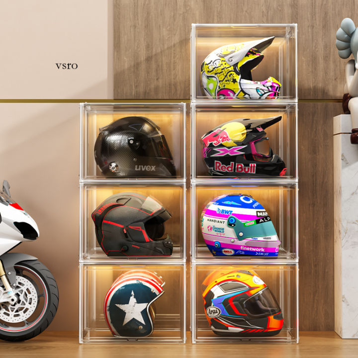 Helmet Storage Hat, Household Handmade Cabinet, Display Box, Motorcycle ...