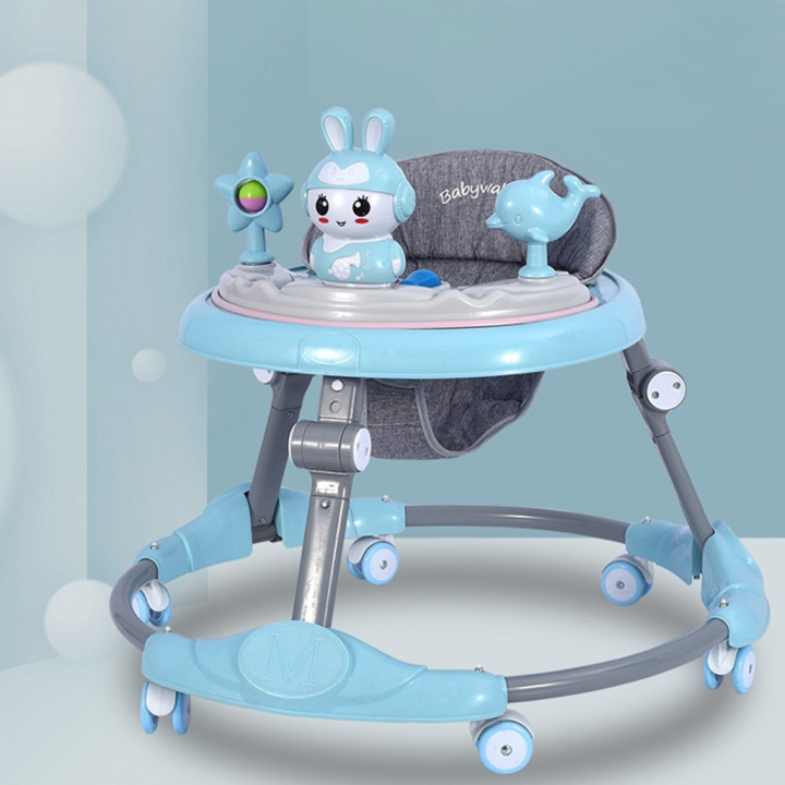ASTOYS BABY WALKER Adjustable and Safety Learning Walker with Handle ...