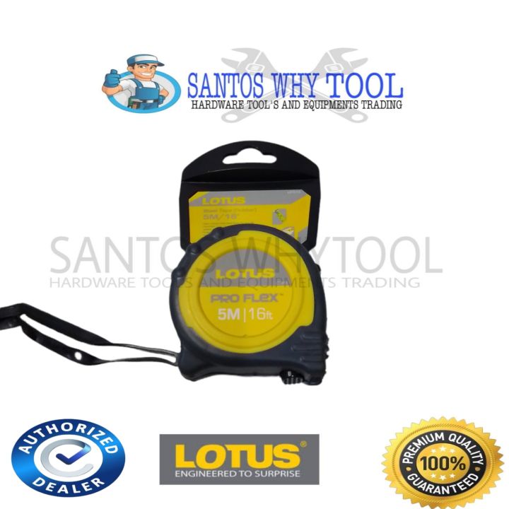 Lotus Steel Measuring Tape 5M/16Ft LST519 | Lazada PH