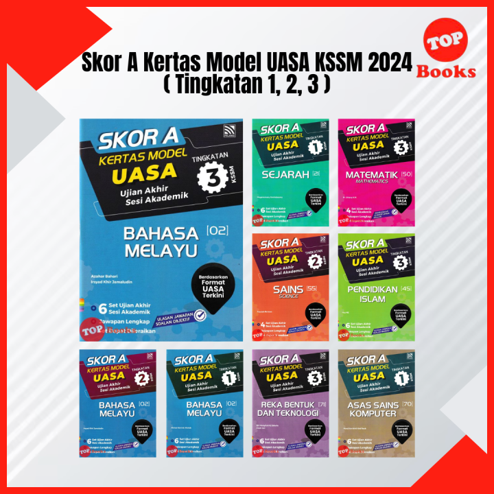 [topbooks Pelangi] Buku Latihan Skor A Kertas Model Uasa Kssm 2024