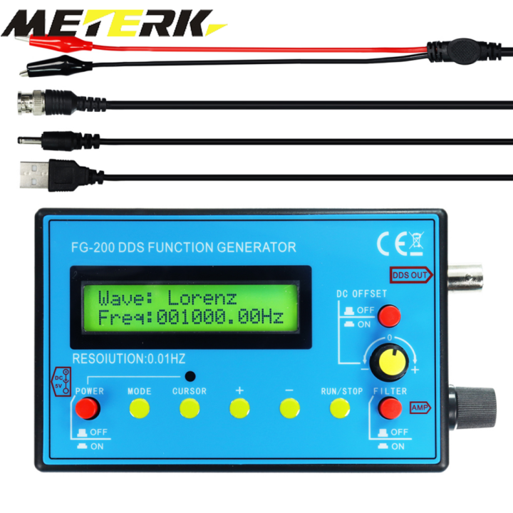 Meterk FG-200 DDS Function Signal Generator Frequency Counter 0.01Hz ... Meterk FG-200 DDS Function Signal Generator Frequency Counter 0.01Hz ...