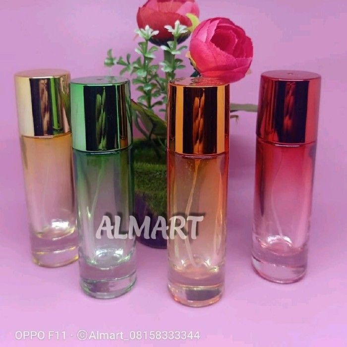 botol parfum spray kaca kasa warna elegant 30ml | Lazada Indonesia