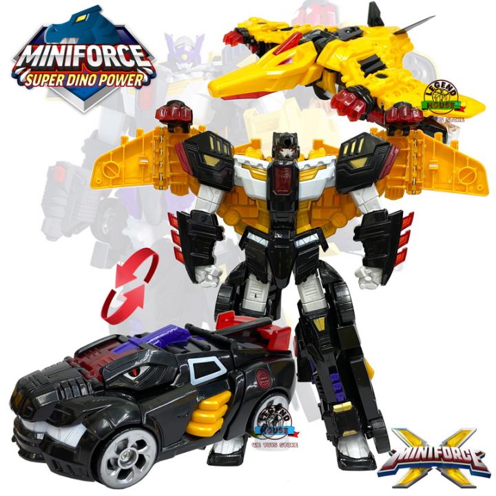 Miniforce Agent X Super Dino Power Tyranno Lightning Robot Dinosaur ...