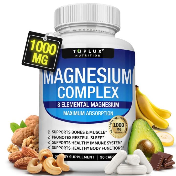 Magnesium Complex 8 Essential Magnesium Supplement Fitness Edible ...