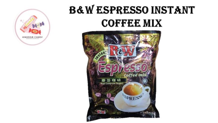 B&W Espresso Instant Coffee Mix จากร้าน candycandykingdom | Lazada.co.th