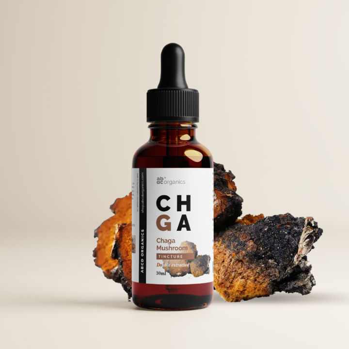Chaga Mushroom Tincture (Double Extracted) - ABCD Organics - Immune ...
