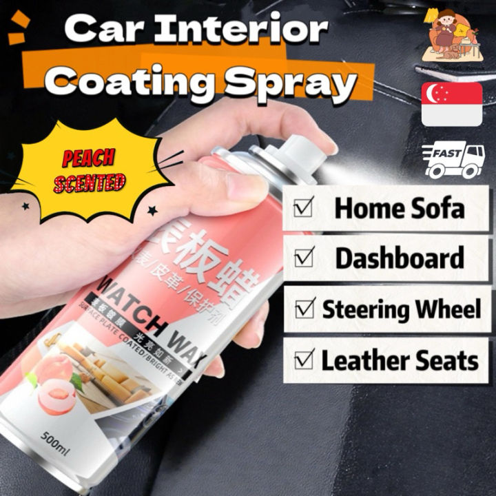 [SG] Car Plastic Restore Leather Repair Polishing Care Wax Interior Car ...
