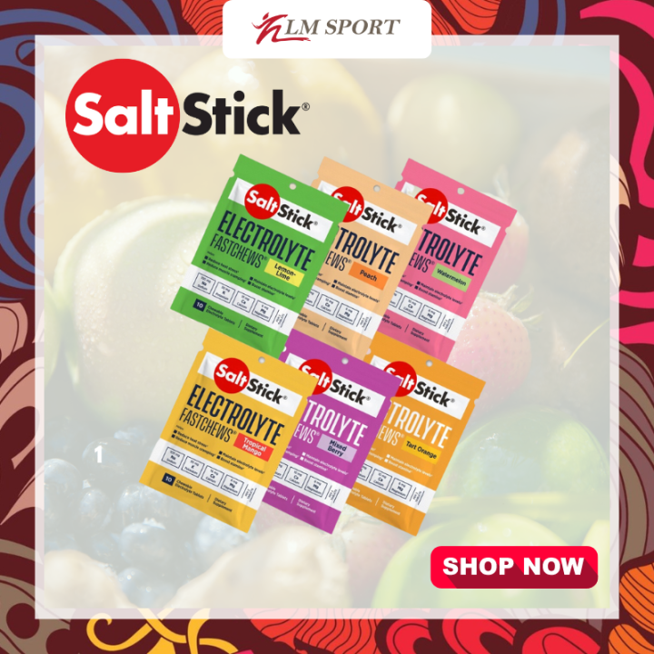 [NEW PACKING] Saltstick Fastchews Electrolyte for for Marathon ...