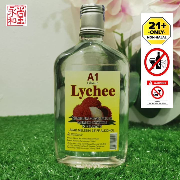 A1 Lychee Compounded Hard Liquors [38% pf] Alc ( 350ML) | Lazada
