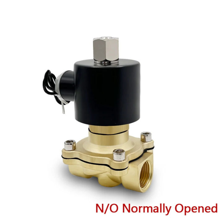 Normally open solenoid valve 12v water valve AC220V air valve DN8/10/15/20/25/50Electric valve1 ...