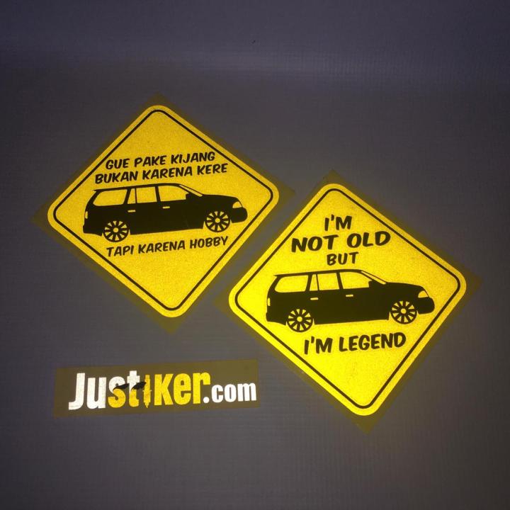 Sticker Kijang Lover’s 12x12cm, Sticker Mobil, Penggemar Kijang ...