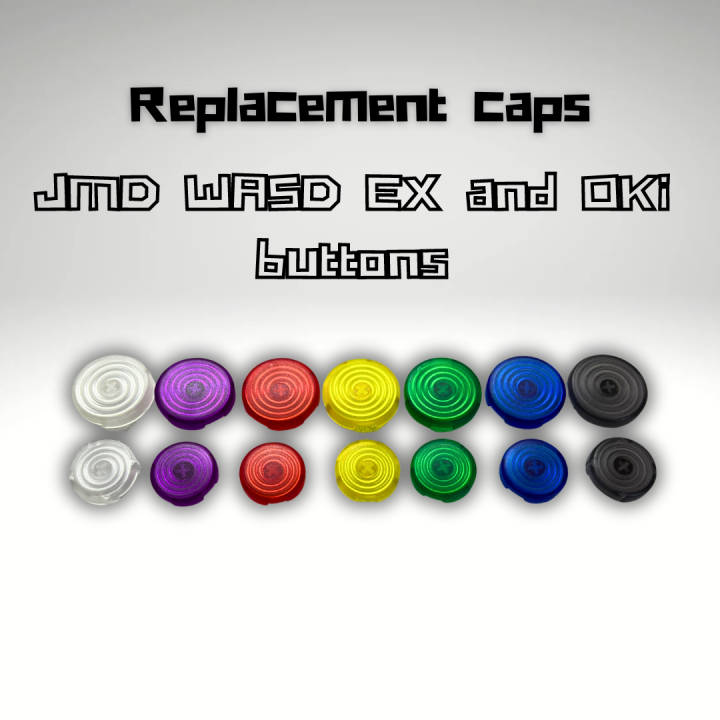Replacement caps for JMD WASD EX | OKi buttons | HUATE hitbox | Lazada PH