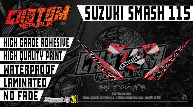 Suzuki Smash 115 2021 Stock Decals Set | Lazada PH