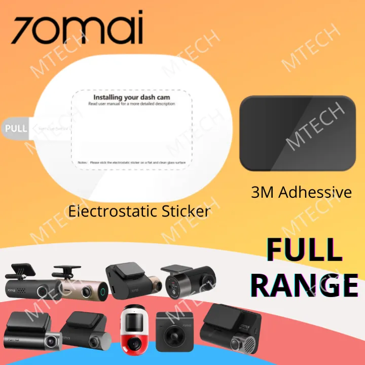 [ORIGINAL] 70mai Electrostatic Sticker 3M A800 M500 1S LITE N3 MINI 3 ...