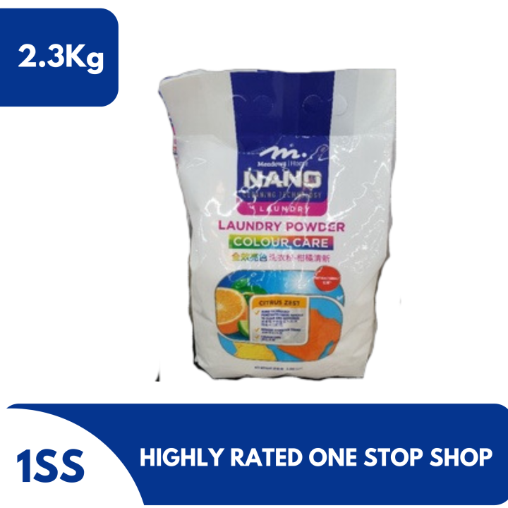 Meadows Nano Laundry Powder Colour Care Citrus Zest, 2.3Kg | Lazada PH