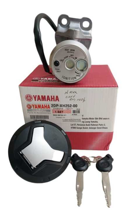 Indon Yamaha NMAX 155 NMAX155 Main Switch Set Ignition Lock Security Key Motorcycle Motosikal ...