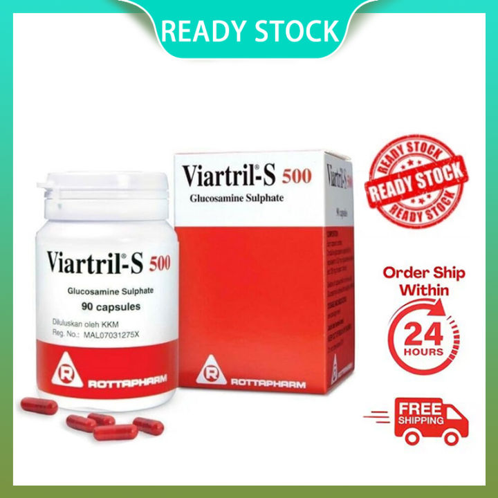 Viartril-s 500mg caps 90s (glucosamine suplate) | Lazada