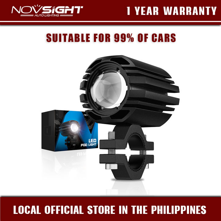 Novsight WL11 Laser Gun 15W 3000LM White & Yellow 3-in-1 For Motorcycle ...