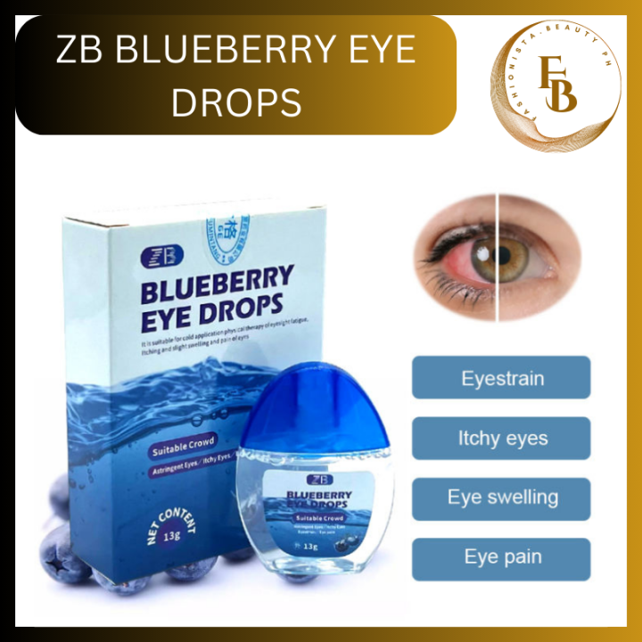Original Blueberries Eye Drops for Clear Vision Dry Eyes Congestion ...