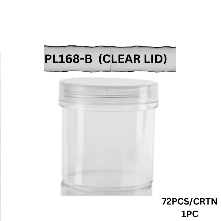 ROUND CONTAINER | Balang Kuih Raya | PL168-B With Lid | 1Pc | Balang ...