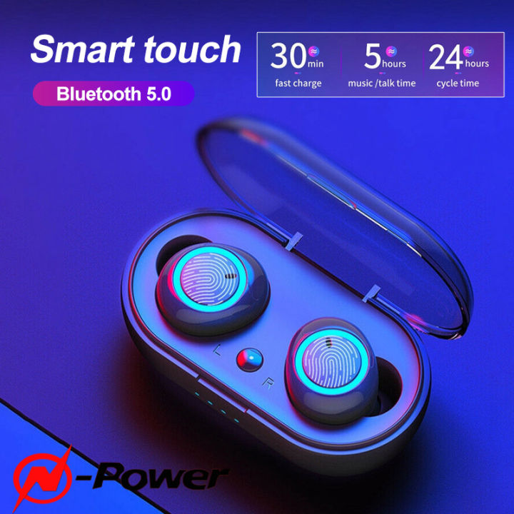 [In Stock] N-Power TWS Wireless Bluetooth Earphone Touch Control 9D ...
