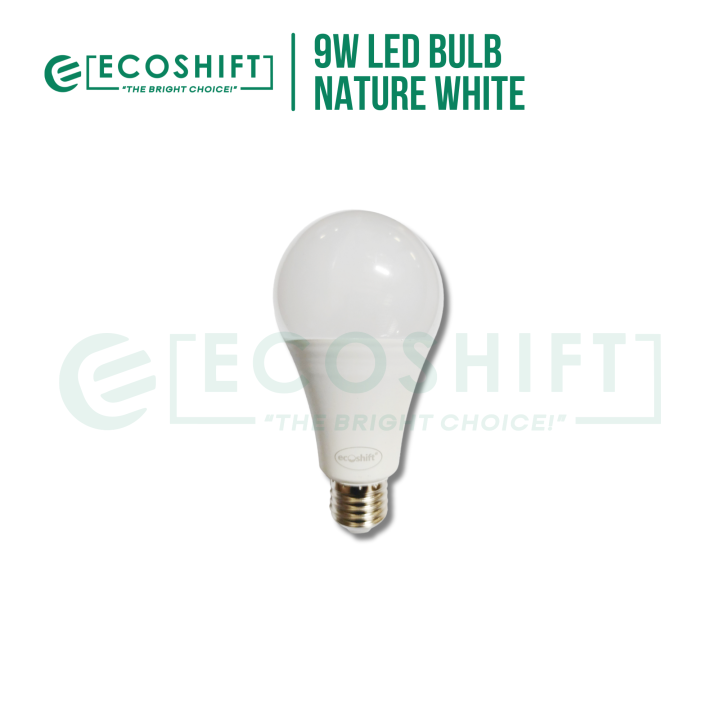 Ecoshift 9W E27 Holder Nature White LED Bulb | Lazada PH